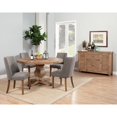 "Alpine Furniture Kensington 60"" Solid Pine Round Dining Table ...