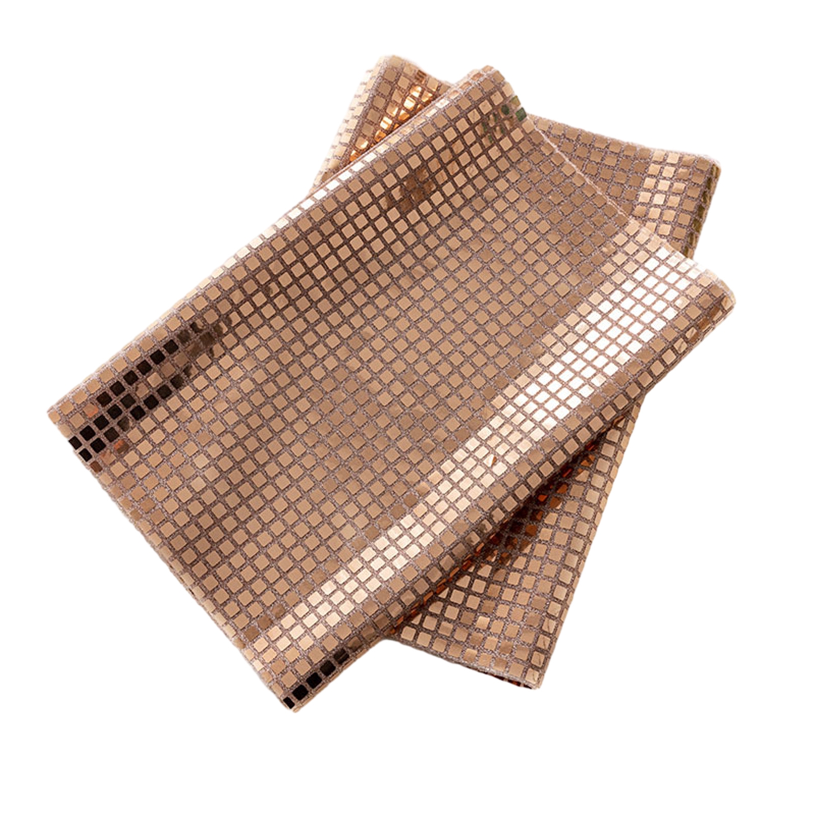 Fusipu Shiny Disco Party Tablecloth Table Runner Glitter Disco Party ...