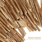 Home Decor 50pcs Wood Log Sticks Wood Craft Sticks Natural Twigs Dried ...