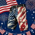 Bainana Men'S Cargo Shorts Independence Day American Flag Hiking Shorts ...