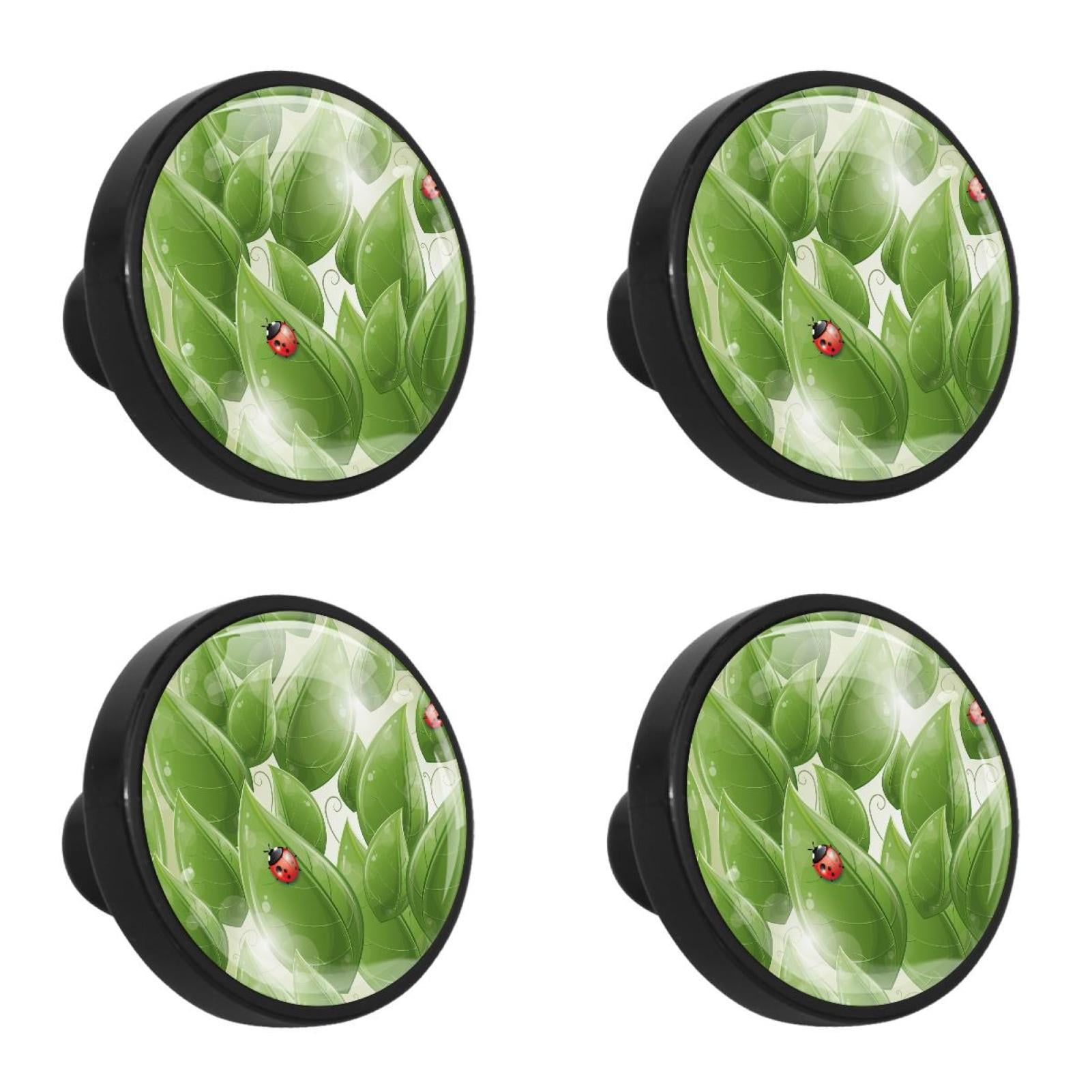 4 Pcs Ladybug Knobs for Kitchen Cabinet Cupboard Dresser Bookcase ...