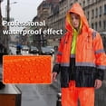 High Visibility Rain Gear, Class 3 High Visibility Work Rain Gear for ...