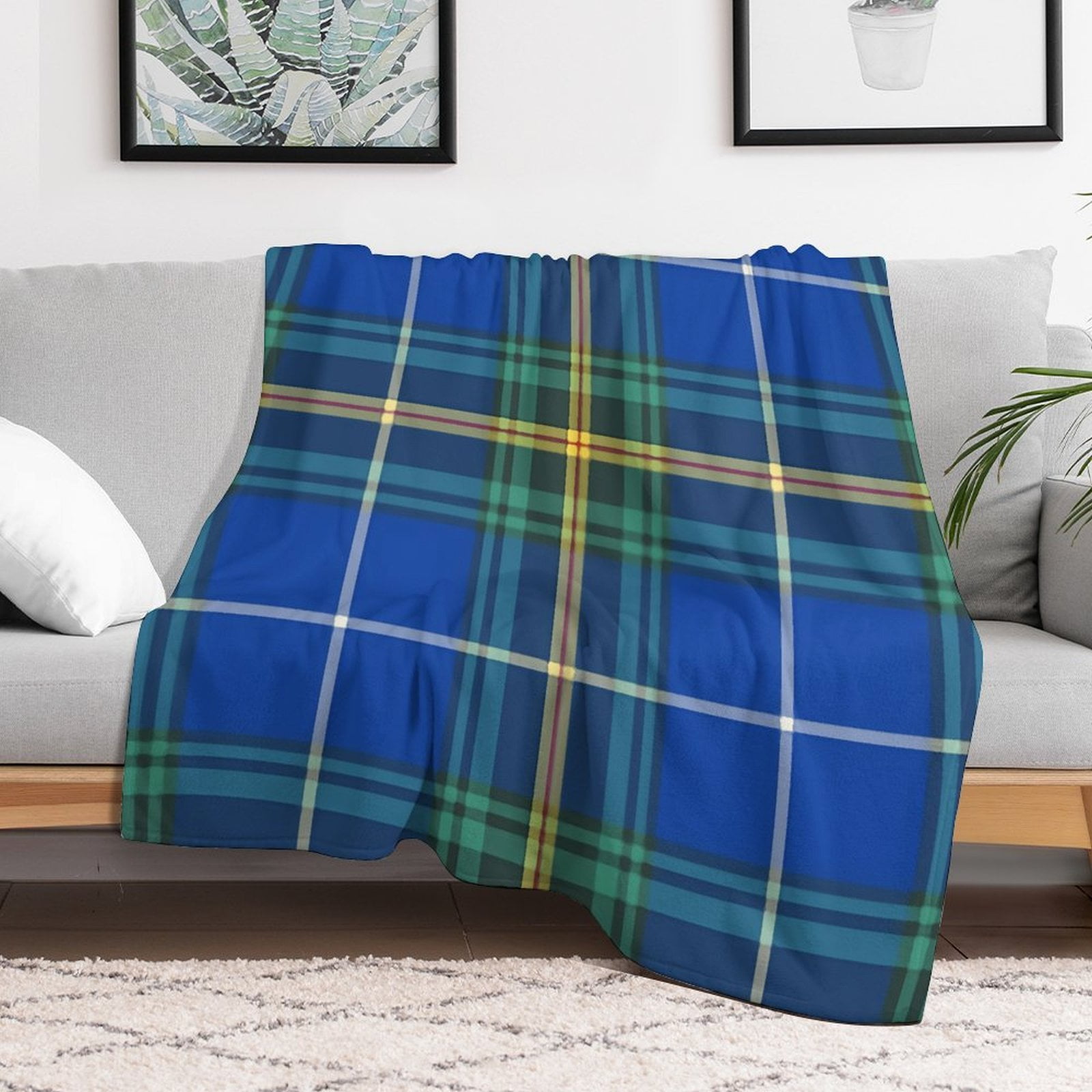 Click here for Fnupi Province Of Nova Scotia Tartan Blanket 50X60... prices