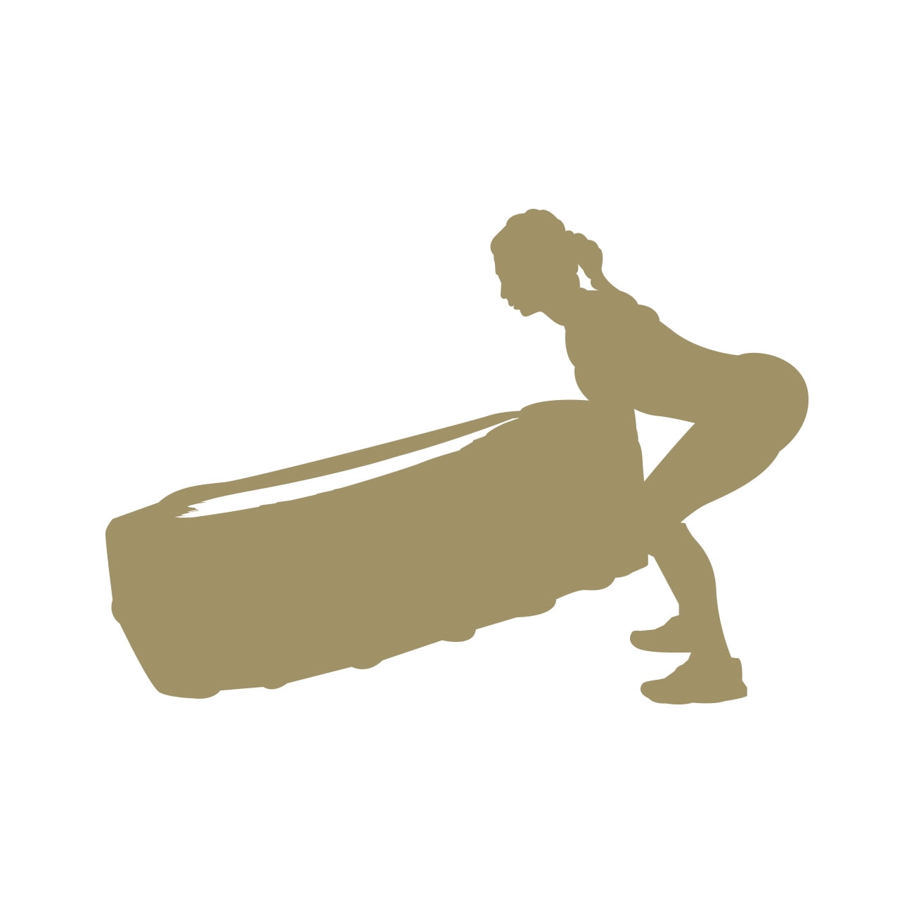 Girl Tire Flip Sticker Decal Die Cut - Self Adhesive Vinyl ...