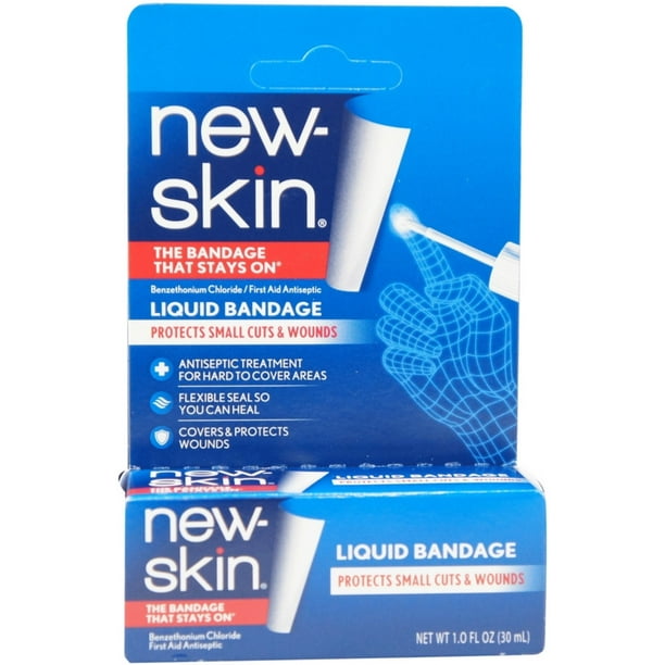 2 Pack - New-Skin Liquid Bandage 1 oz - Walmart.com - Walmart.com