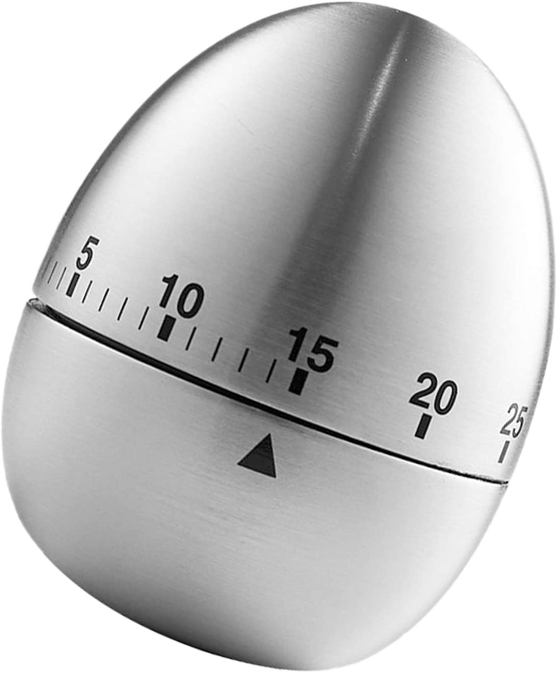 Egg Shape Kitchen Mechanical Timer Stainless Steel Precision Timer for ...