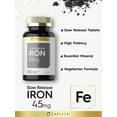 Carlyle Slow Release Iron 45 mg, Ferrous Sulfate Tablets, Vegetarian ...
