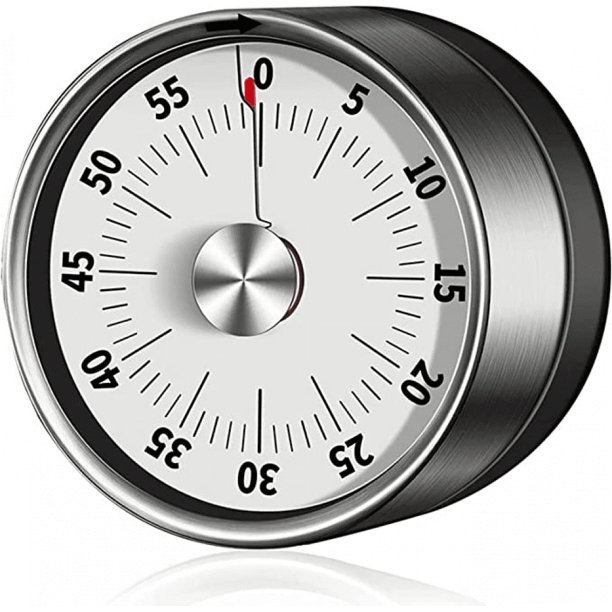 Home Timer Student Learning Office Countdown Timer Mechanical Stainless ...