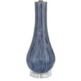 360 Lighting Shannon 30 1/2" High Blue Stripe Ceramic Gourd Table Lamp ...