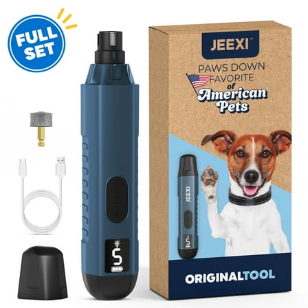 Skdwakiz Dog Nail Grinder Ultra Quiet Low Vibration with Dual LED ...