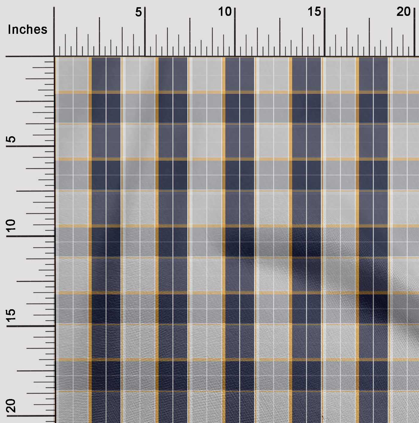 oneOone Cotton Flex Fabric Madras Check Print Fabric By Yard 40 Inch ...