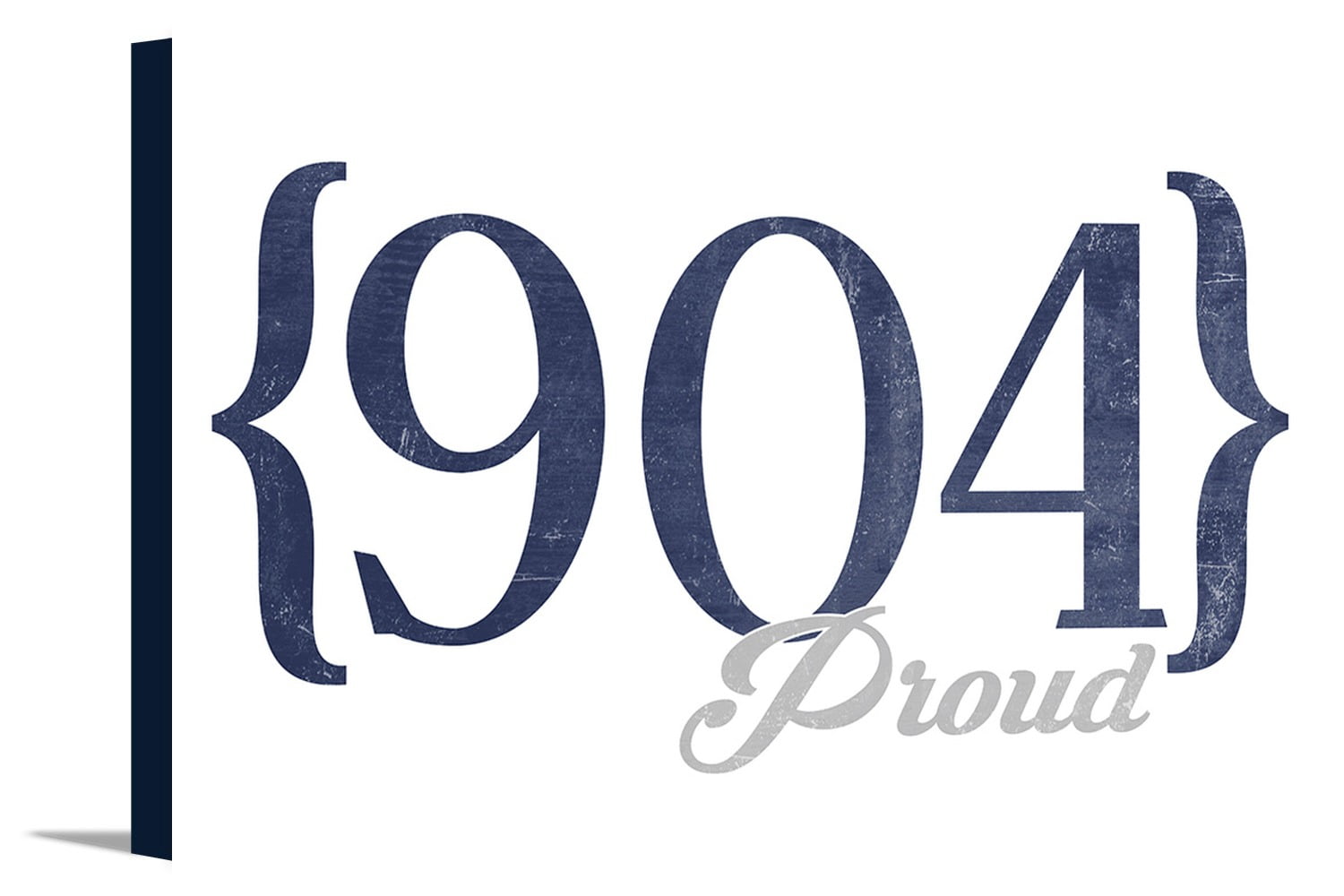 St. Augustine, Florida - 904 Area Code (Blue) - Lantern Press Artwork ...