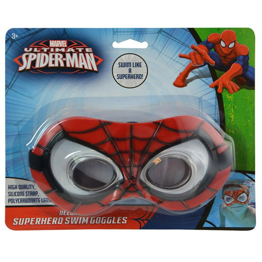 Marvel Ultimate Spider-Man Swim Goggles - Walmart.com - Walmart.com