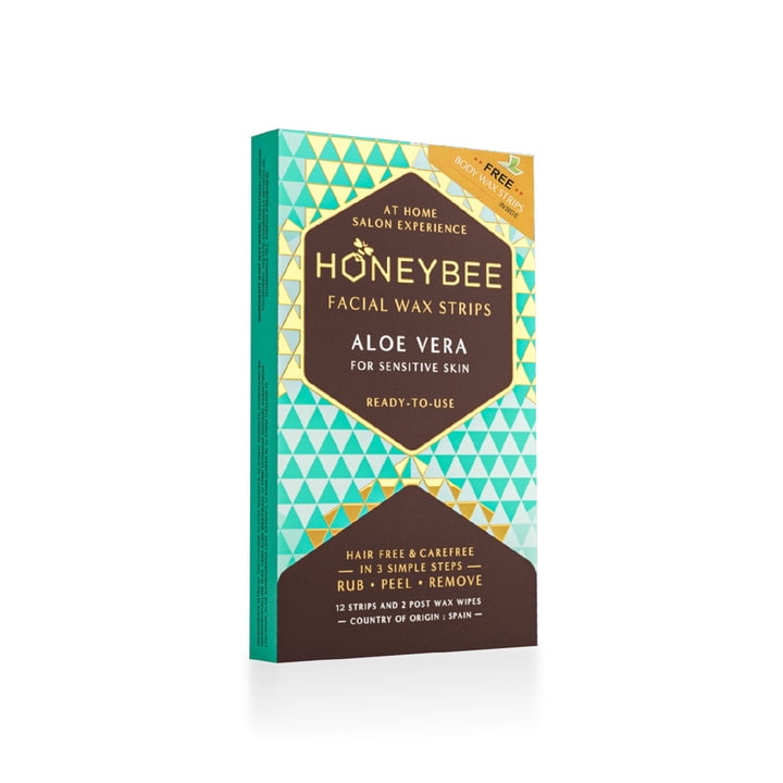 Click here for Honey Bee Honeybee Aloe Vera Facial Wax Strips Wax... prices
