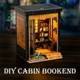 Book Nook Kit,Japanese DIY Miniature House Kit,Wooden Mini Doll House ...
