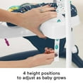 Fisher-Price Baby Bouncer Activity Center Jumperoo SpaceSaver, Lights ...