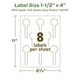 Avery EcoFriendly Lollipop Labels, 1-1/2" x 4", 800ct - Walmart.com