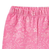Disney Princess Short Sleeve T-Shirt and French Terry Shorts Set (Girls ...