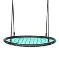 Costway 40'' Net Circle Round Platform Spider Web Tree Swing Set with ...
