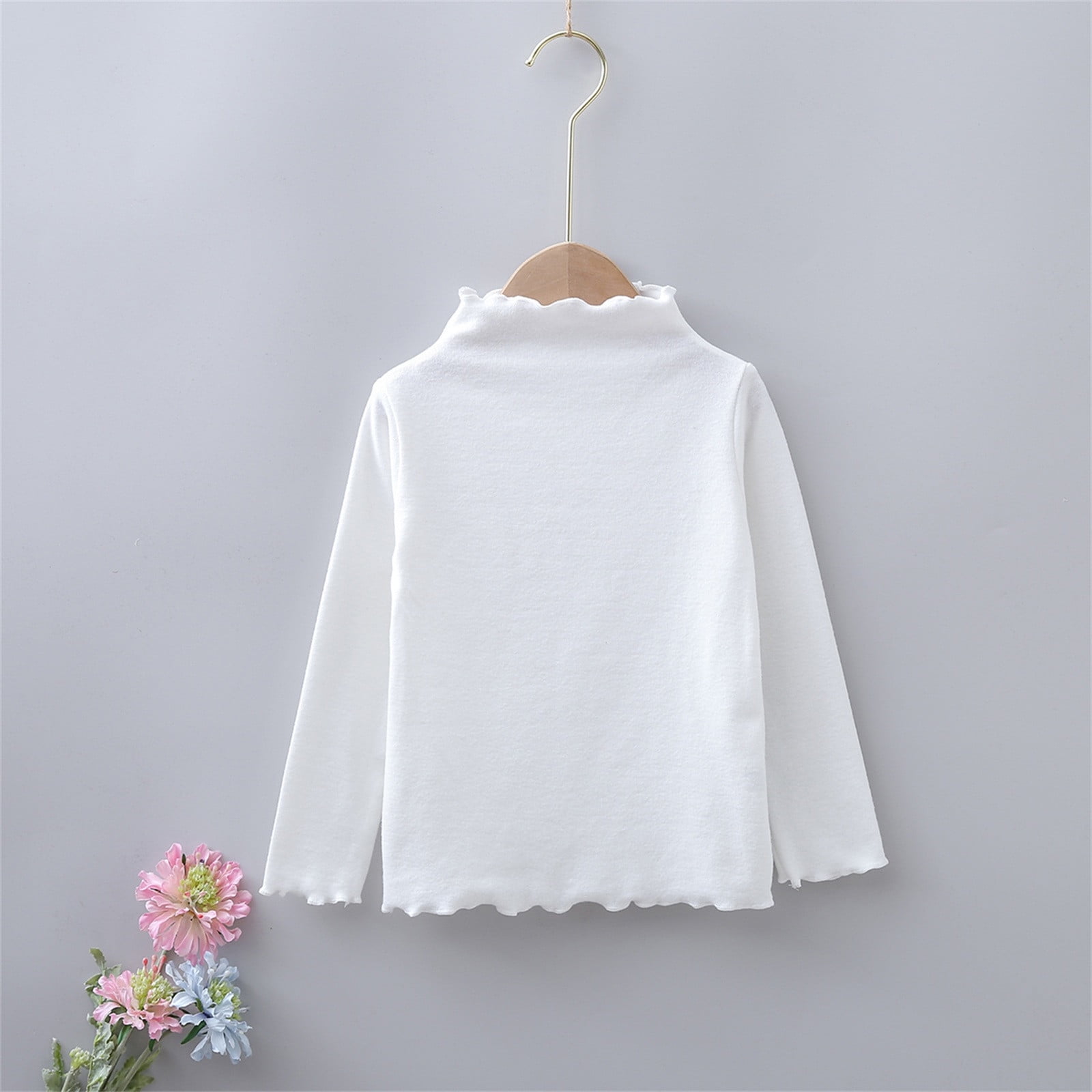 Click here for Yousnh Toddler Kids Girls Long Sleeve Basic Inside... prices