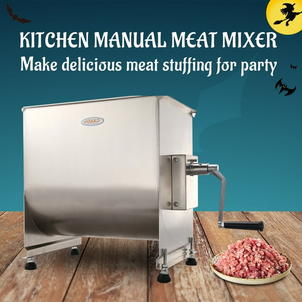 Hakka? 40-Pound capacity Tank Stainless Steel Manual Meat Mixer (Mixing ...
