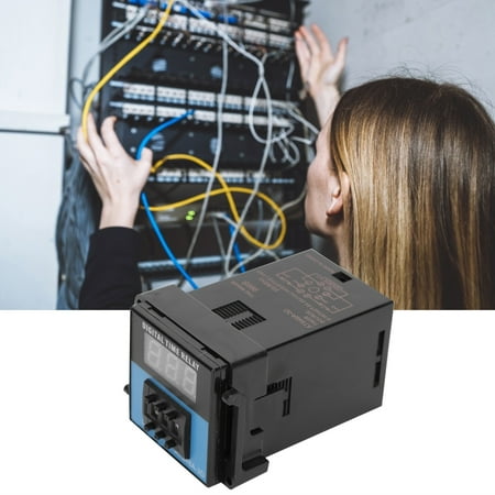 FAGINEY Adjustable Time Relay,ATS48A-3D Professional Time Relay Adjustable Cycle Time Delay ...