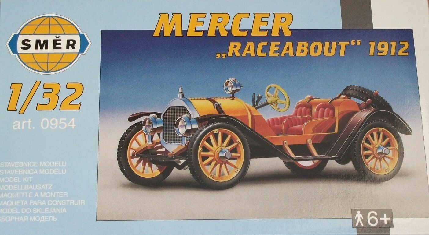 Mercer Raceabout 1912 car (1/32 plastic model kit) - Walmart.com