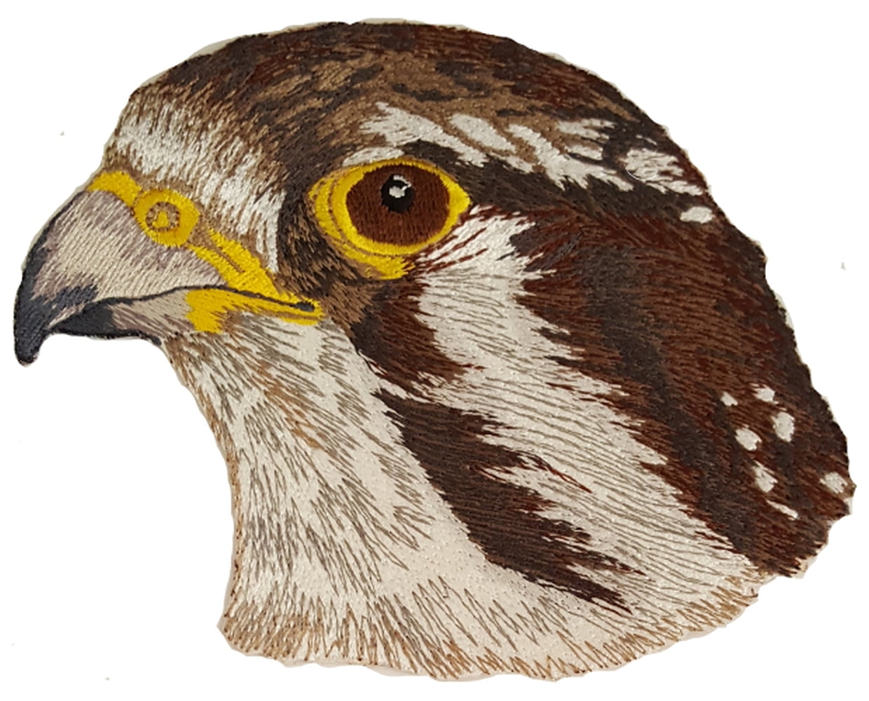 Prairie Falcon Embroidered Patch Iron on, Sew on, or Glue on, 5.7" x 4.7" - Walmart.com