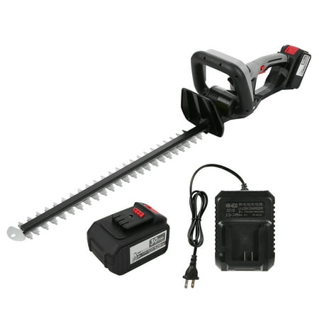 Cordless Hedge Trimmer 21V Battery Bush Trimmer Electric Hedge Trimmer ...