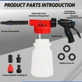 37Pcs Car Wash Detailing Kit Cleaning Kits with Foam Gun Sprayer Brush ...