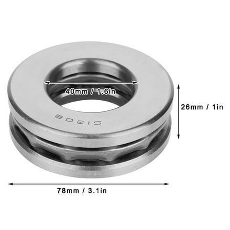 Axial Thrust Ball Accessories, Strong Load-bearing Capacity 51308 ...