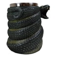 Realistic Ferocious Slithering Serpent Snake With Venomous Fangs Coffee ...