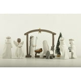 12-Piece Hand-Painted Nativity Scene Set, Mini Religious Christmas ...