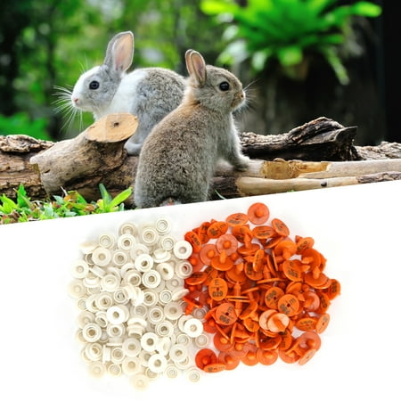 Keenso Ear Tag,Ear Tag Label,100 Sets Rabbits Ear Tag Numbered Ear ...