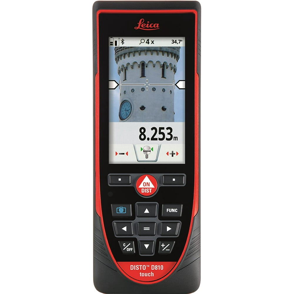 Leica DISTO D810 Touch 660ft Laser Distance Measurer w/Bluetooth and ...