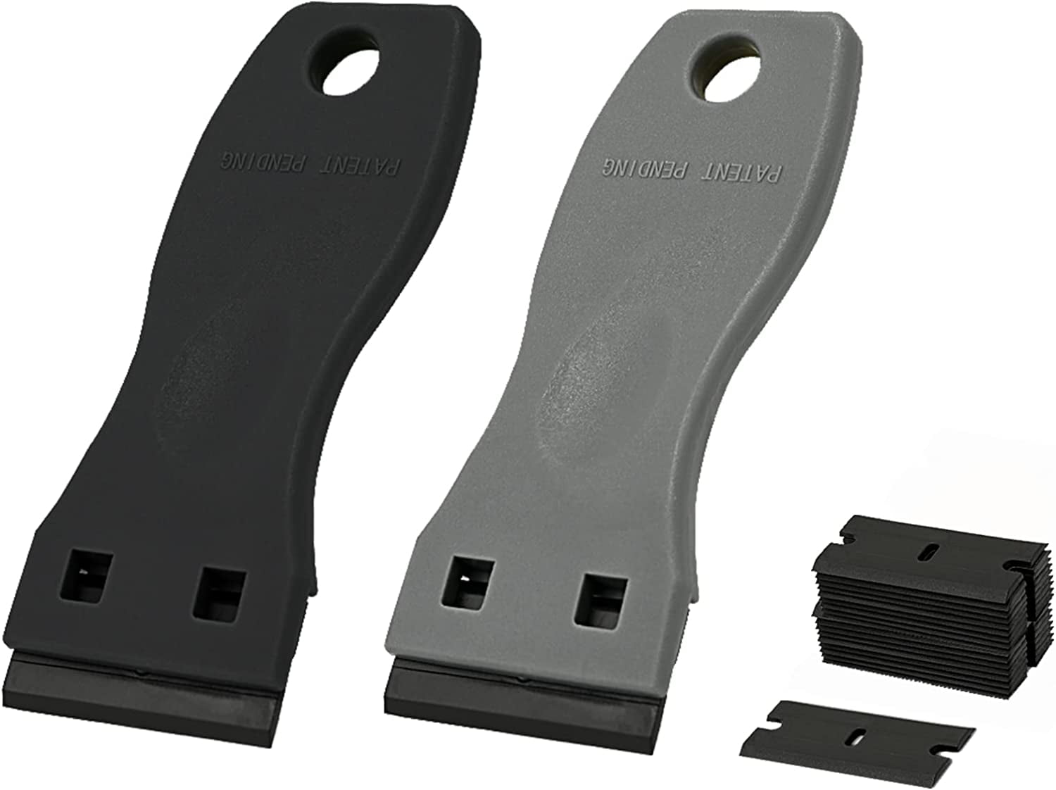 2PCS Plastic Razor Blade Scraper 1.5" Plastic Razor Scraper Tool with ...