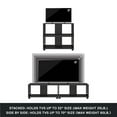 Mainstays Expandable Side by Side or Stacking TV Stand for TVs up to 70 ...
