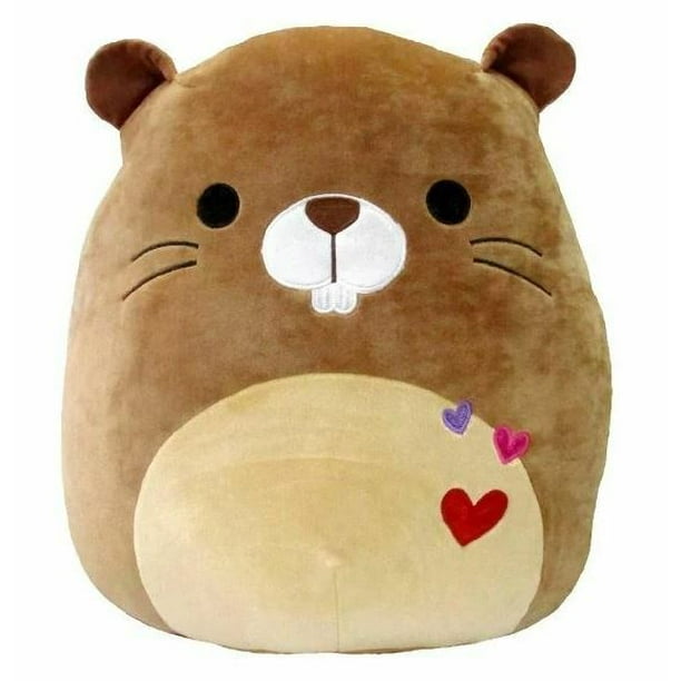 Squishmallows 16 inch Chip the Beaver Valentine's Day edition - Walmart.com