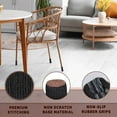 Morvat Black Furniture Leg Socks for Table, Chairs, & Furniture, Small ...
