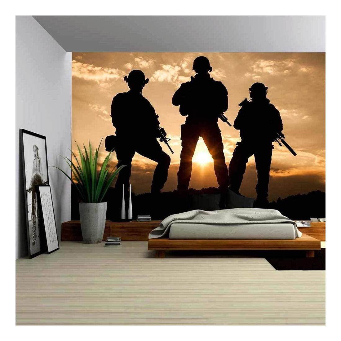 Wall26 United States Army Rangers on The Sunset - Removable Wall Mural ...