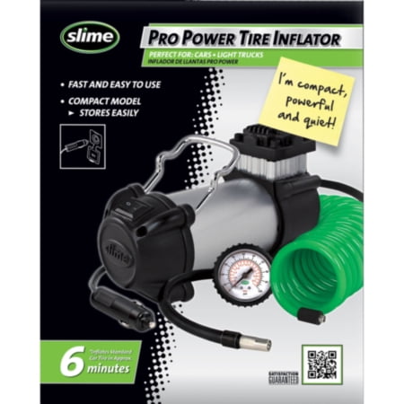 Slime Compact Pro Power 12 Volt Tire Inflator - 40030 - Walmart.com