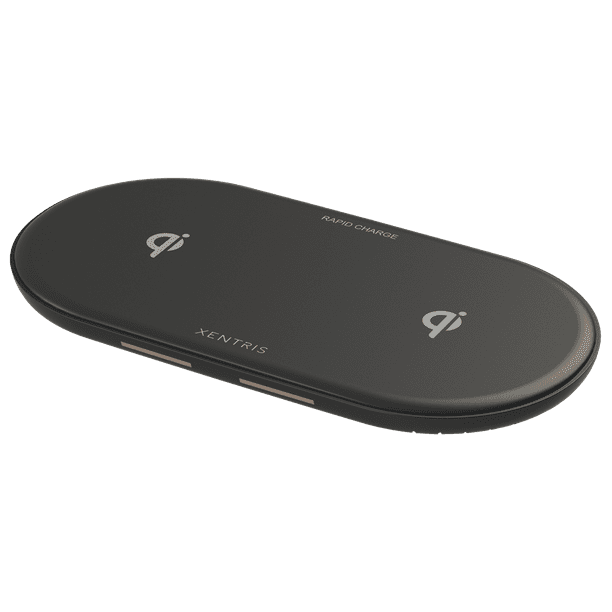 Xentris 10W Qi Rapid Charge Dual Wireless Charging Pad - Walmart.com