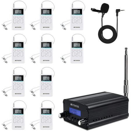 Bmatwk TR509 FM Transmitter for Church, Long Range Stereo Broadcast ...