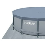 Funsicle Pool, 14ft Round Above Ground Pool with SkimmerPlus Filter ...