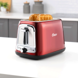 Oster® 2-Slice Toaster with Advanced Toast Technology, Candy Apple Red ...