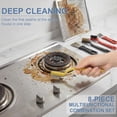 8 Pcs Crevice Cleaning Brush Tool for Stubborn Kitchen Grease Bathroom ...