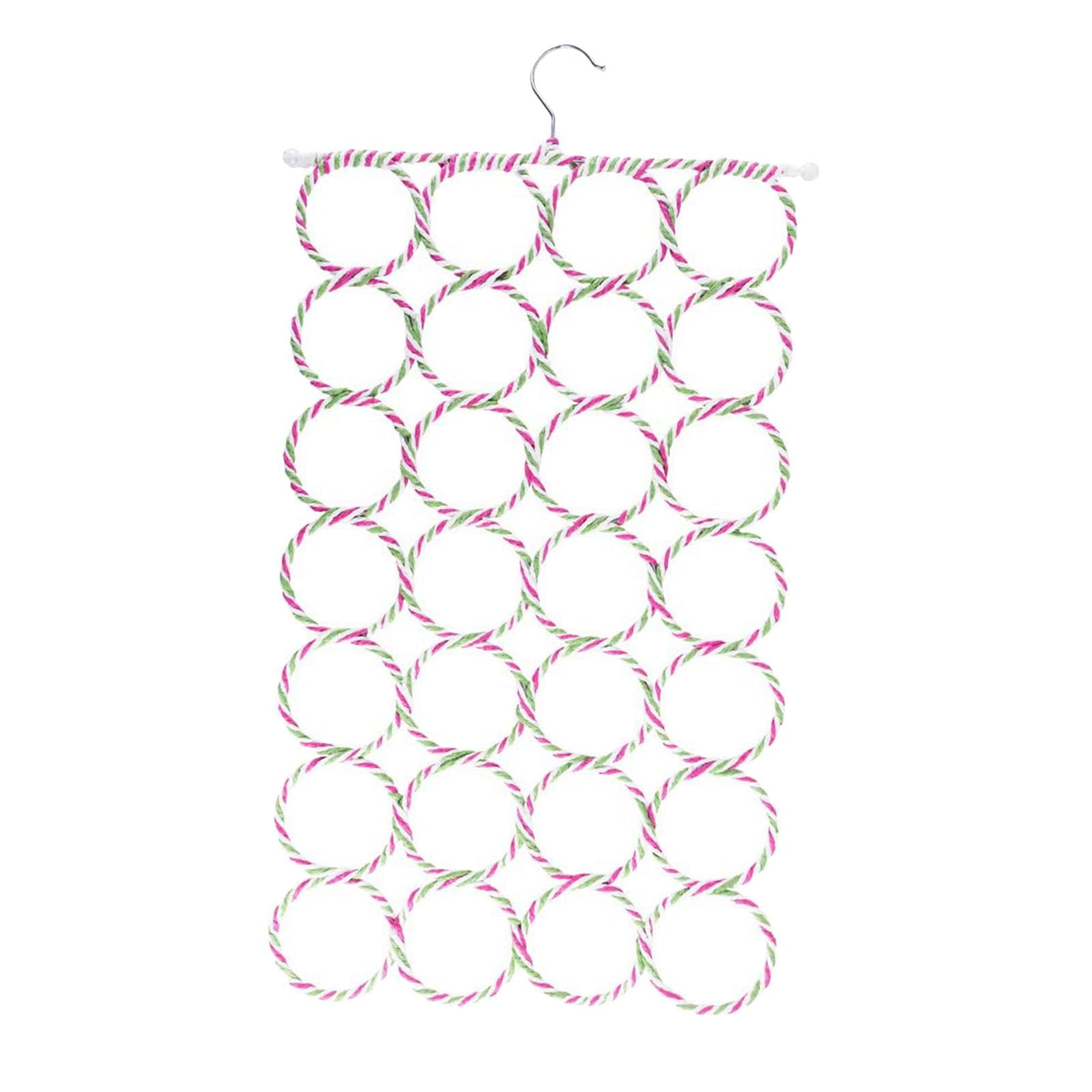 Loop Scarf Hanger Clothes Tie Scarf Rack Hanger Holder Organizer Closet ...