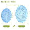 3 Packs of Wood Pulp Cotton Dishwashing Sponge 3.54x2.56 Inch ...