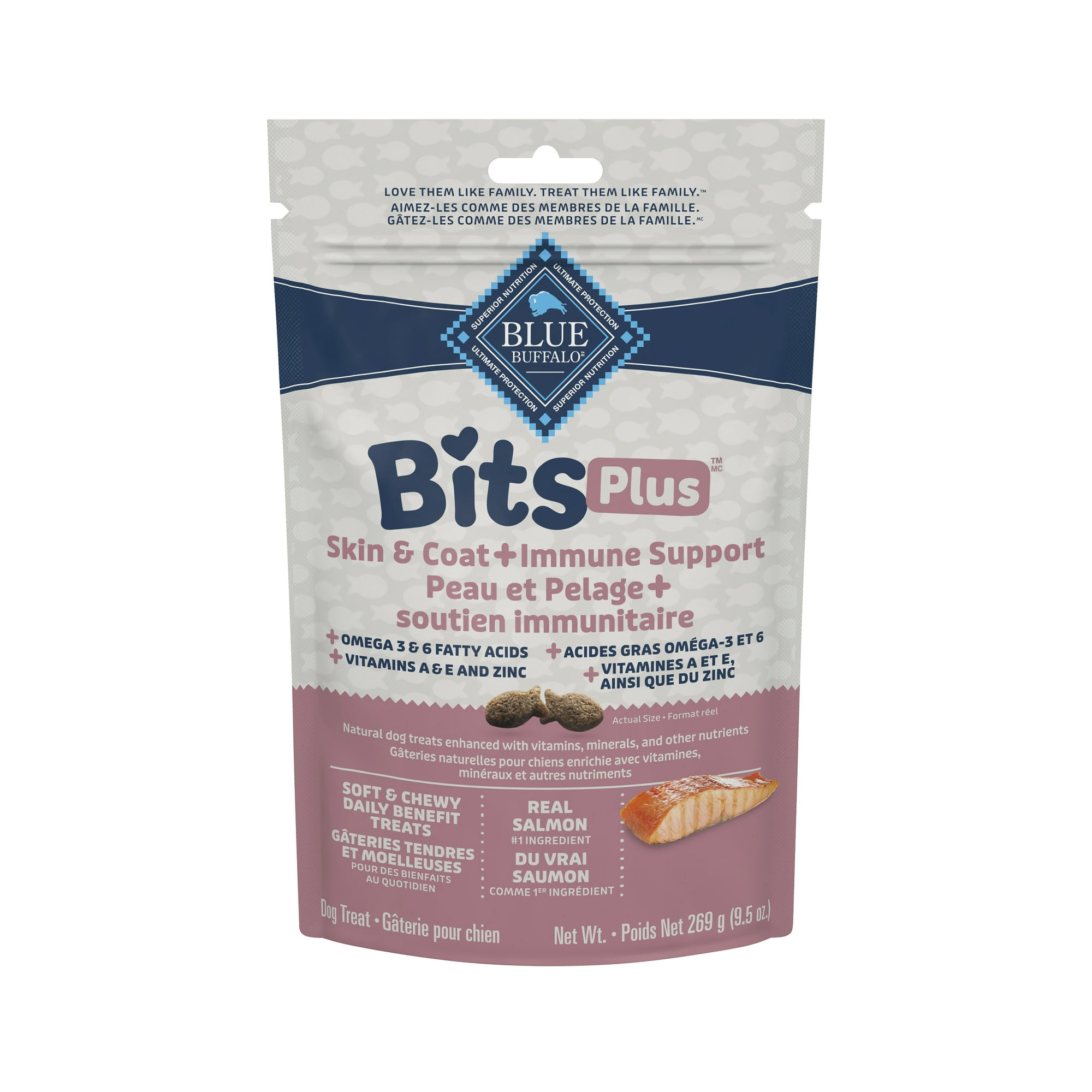 Click here for Blue Buffalo Bits Skin & Coat & Immunity Salmon Do... prices