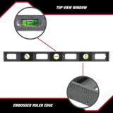 Hyper Tough 24 inch Level with plumb, square and 45 degree measurement ...